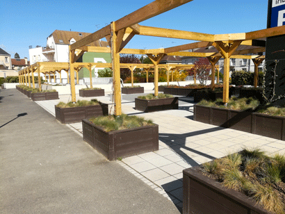 Aménagement d’une esplanade végétalisée en centre-ville - Espace urbain